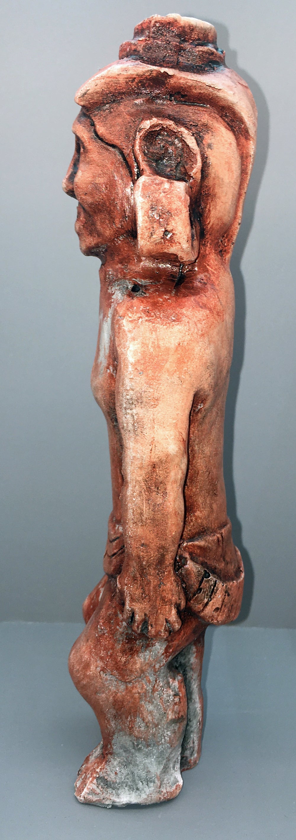 Adena-Hopewell Culture Human Effigy Pipe #3943 reproduction artifact ...