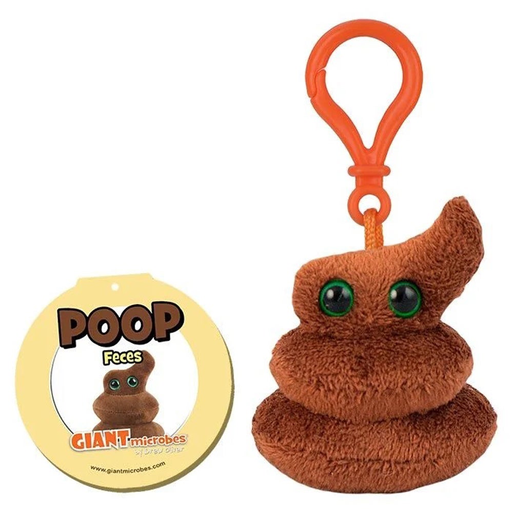 Poop Key Chain, soft plush, #4184 | Prehistoric Planet Store